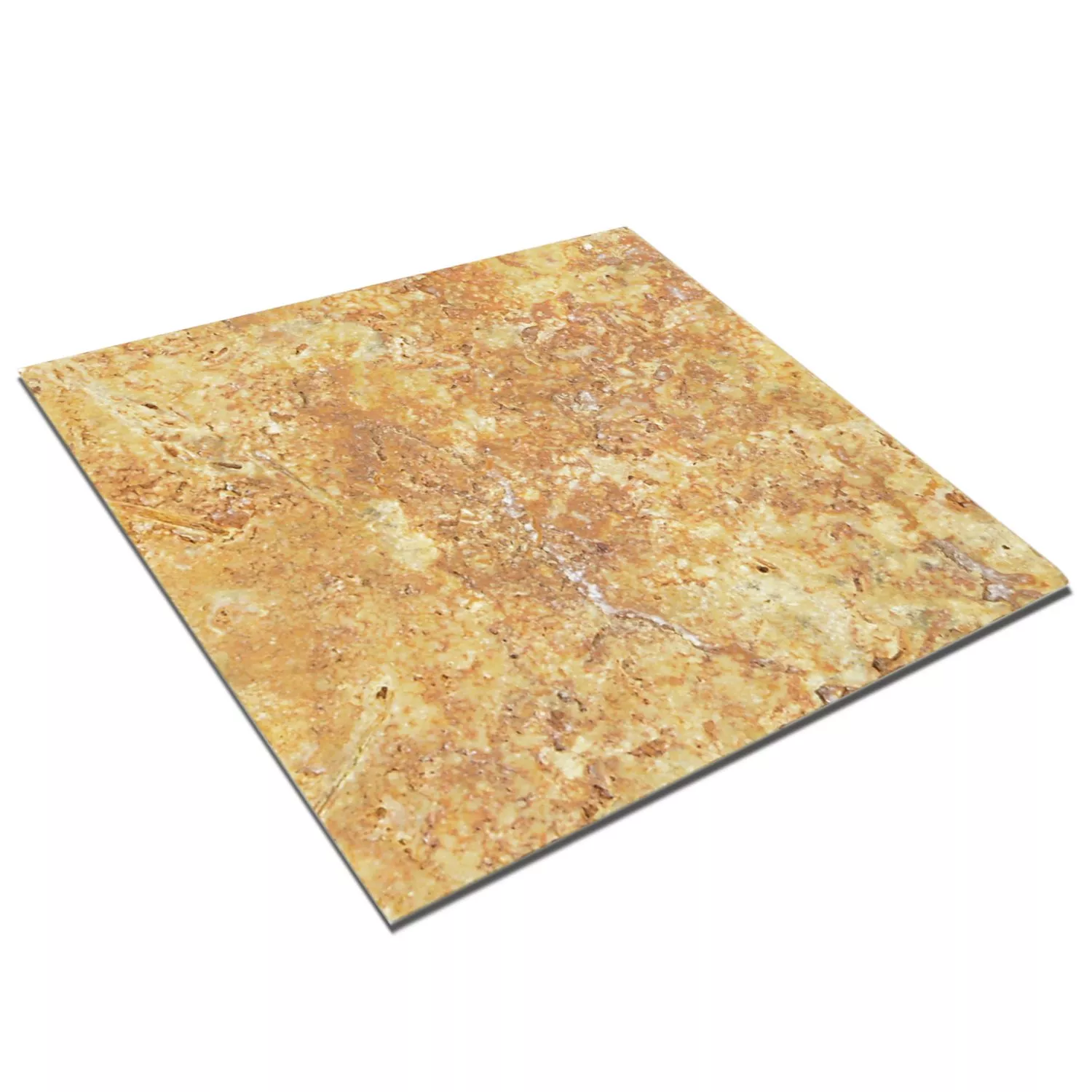Muestra Azulejos De Piedra Natura Travertino Castello Oro